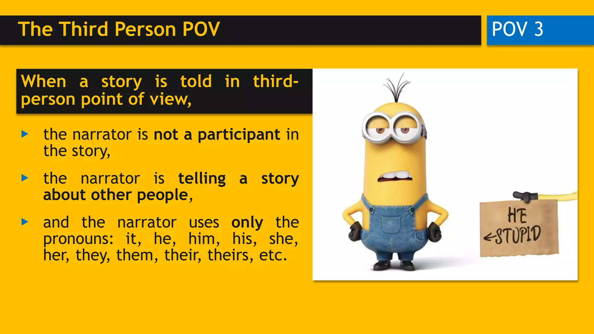Narrative Point of View | PPTX