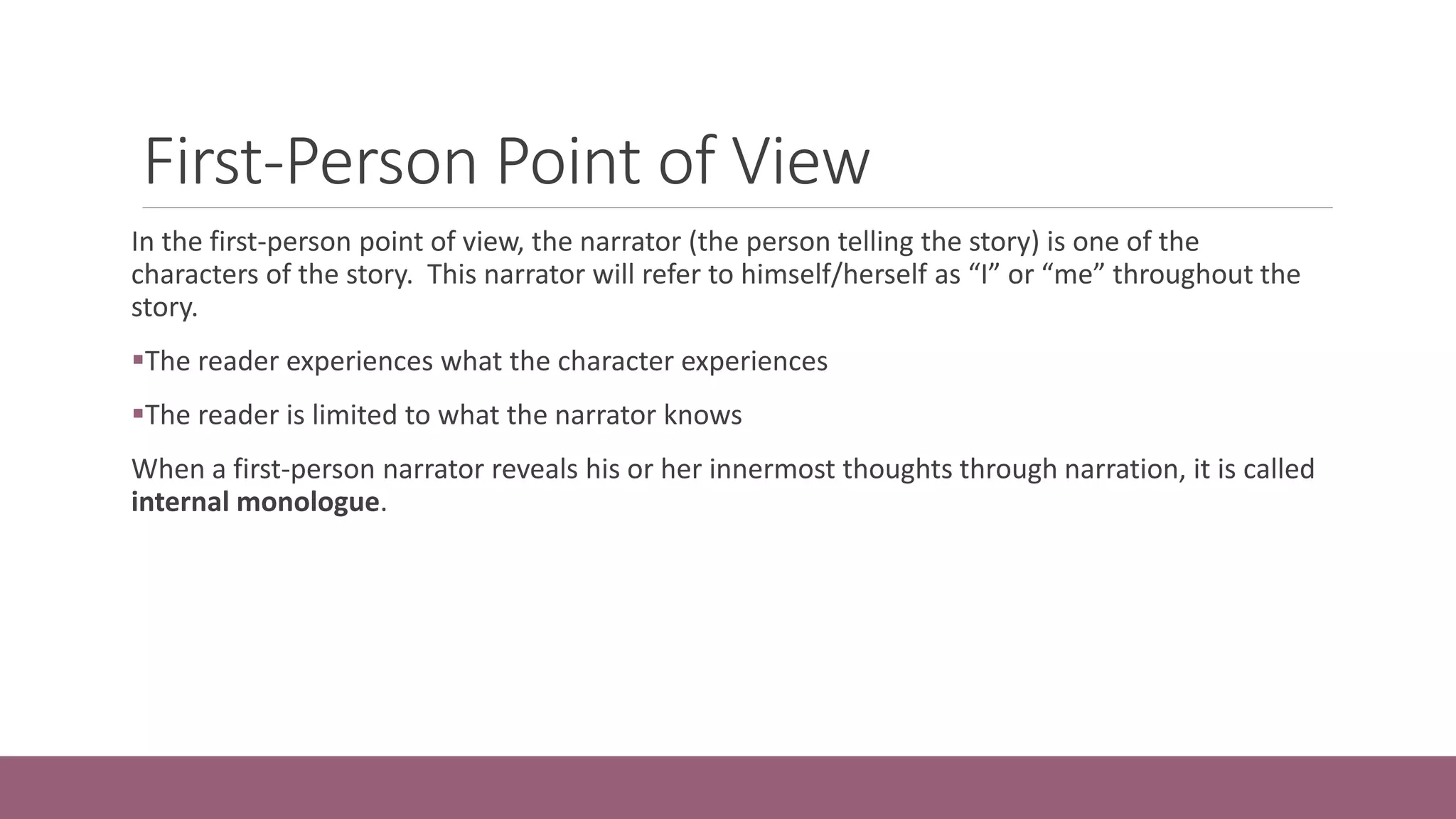 Point of view lecture | PPT