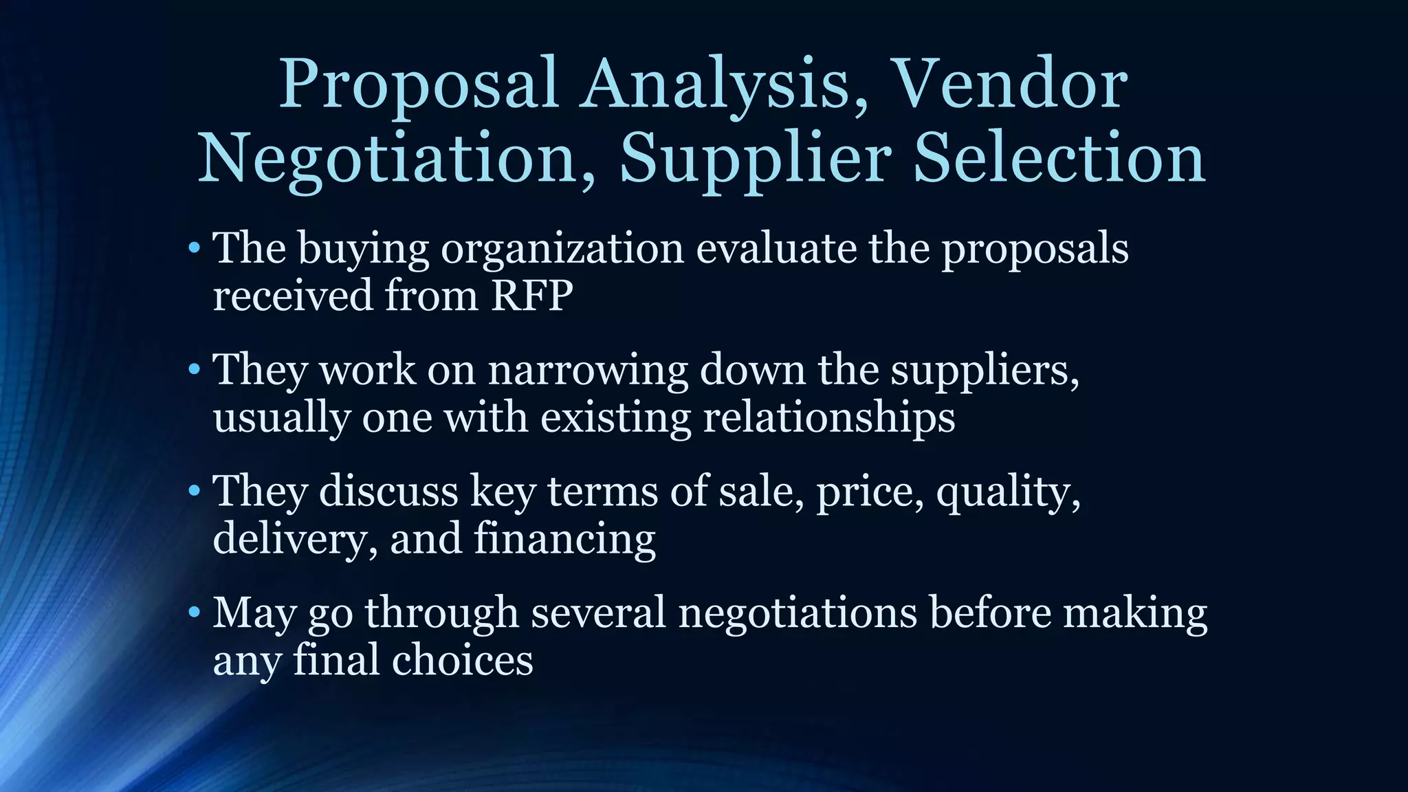 Business to Business Buying Process | PPTX