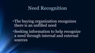 Business to Business Buying Process | PPTX