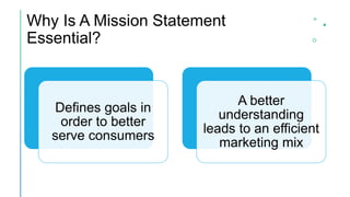 Point of View: The Importance Of A Mission Statement | PPTX | Business ...