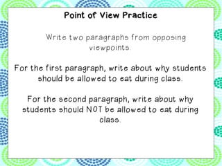 Point of View Slideshow | PDF