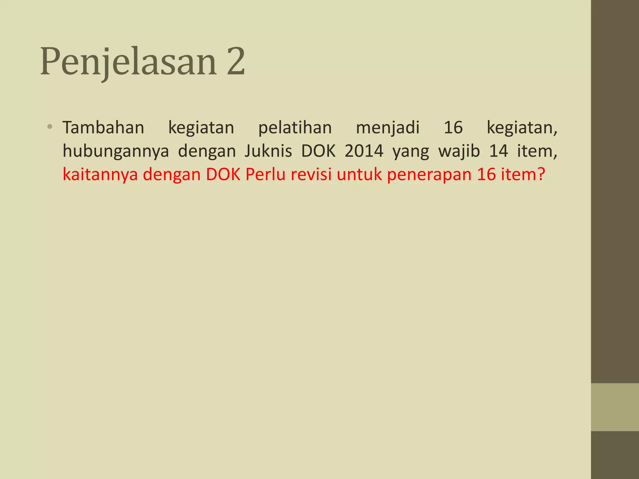 Point penting titik kritis pto baru | PPTX