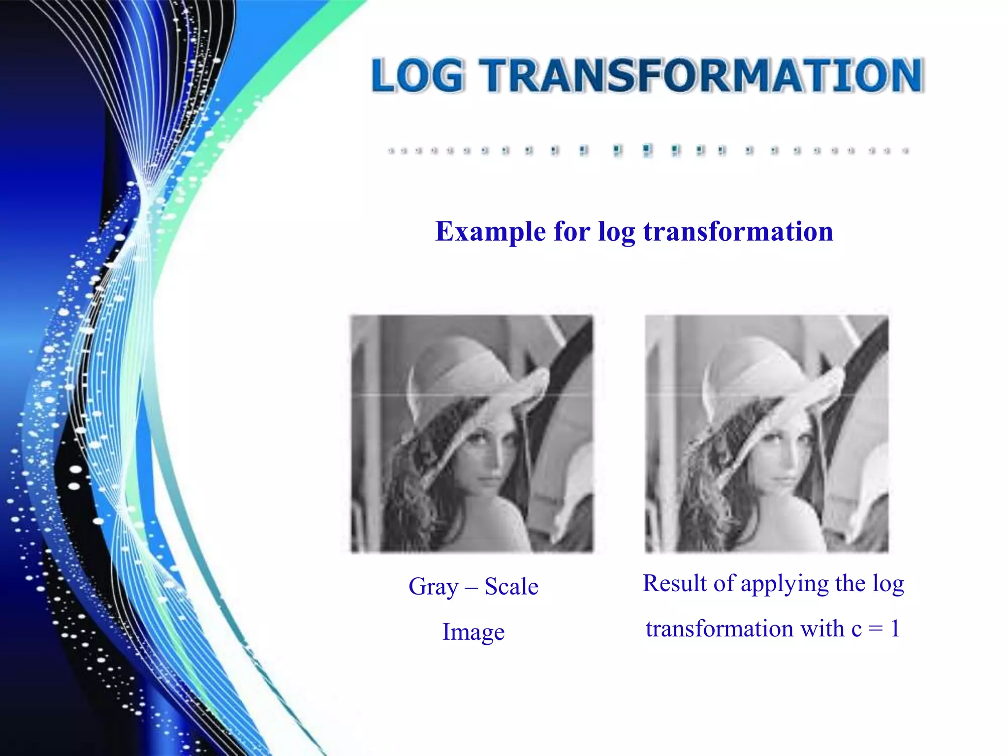 Image Enhancement - Point Processing | PPTX
