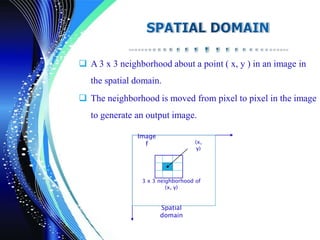 Image Enhancement - Point Processing | PPTX