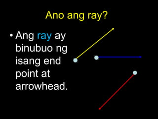 POINT,RAY.pptxnjshfjfjsosdyagdgajsjaxnmzb | PPT