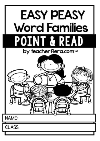 point & read word families.Reading materials | PDF