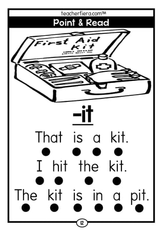 point & read word families.Reading materials | PDF