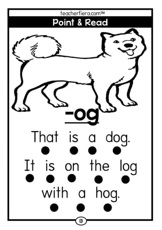 point & read word families.Reading materials | PDF