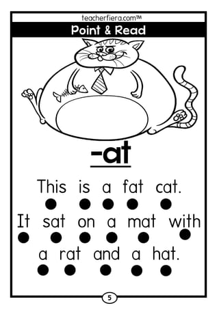 point & read word families.Reading materials | PDF