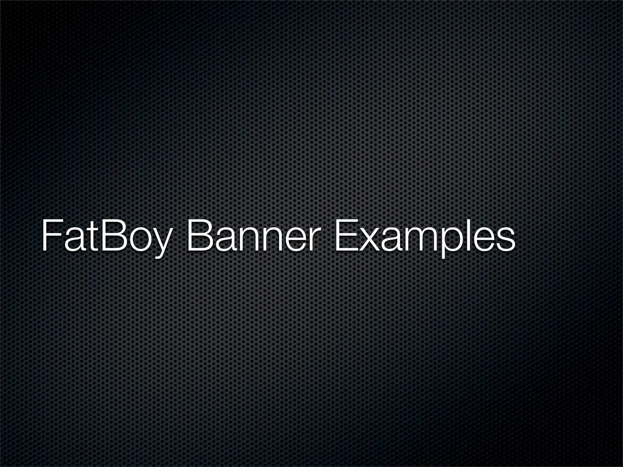 Point Rolls Fat Boy Banner Ads | PDF