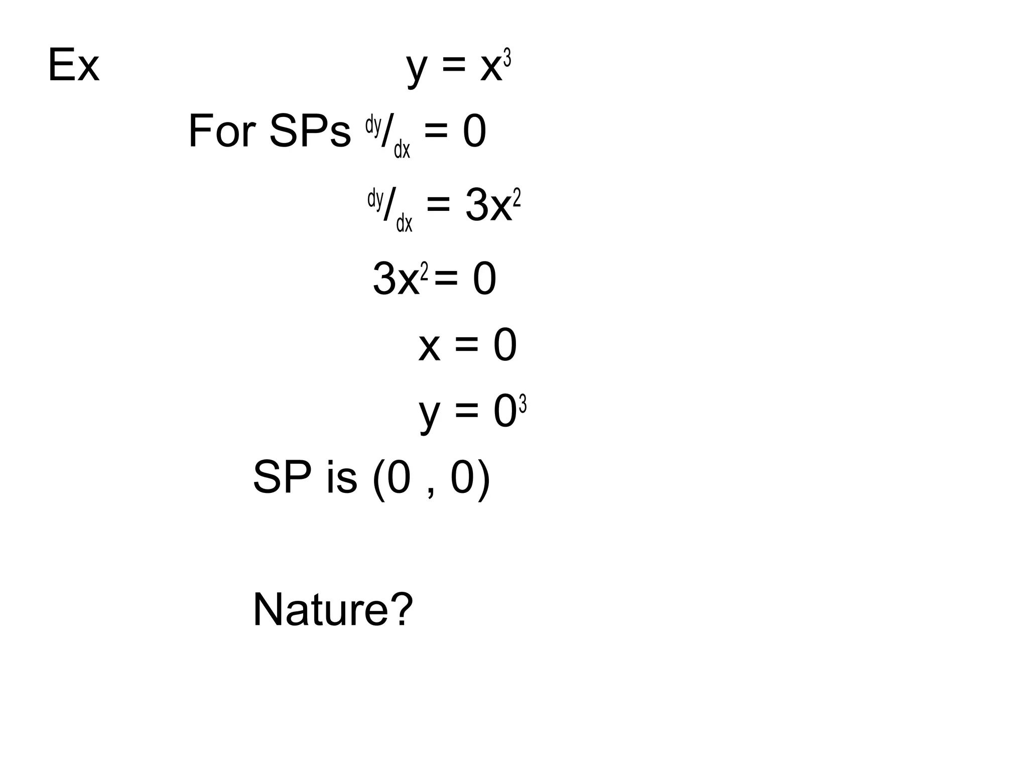 Points of inflexion | PPT
