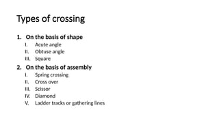 turnouts- points and crossing.pptx Railway | PPT