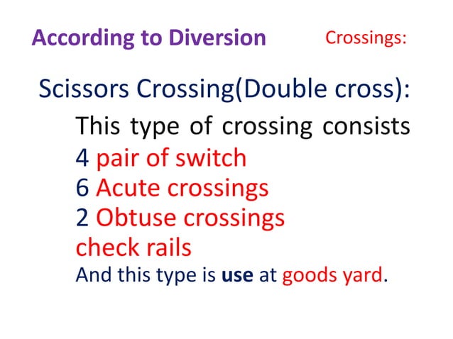 Points and crossings | PPTX | Rail Travel | Travel Type