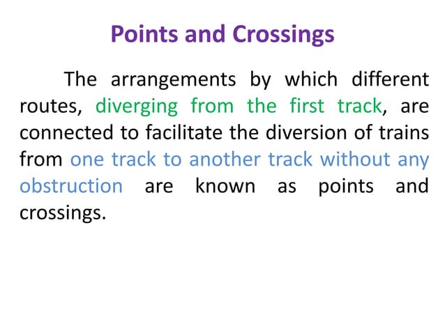 Points and crossings | PPTX