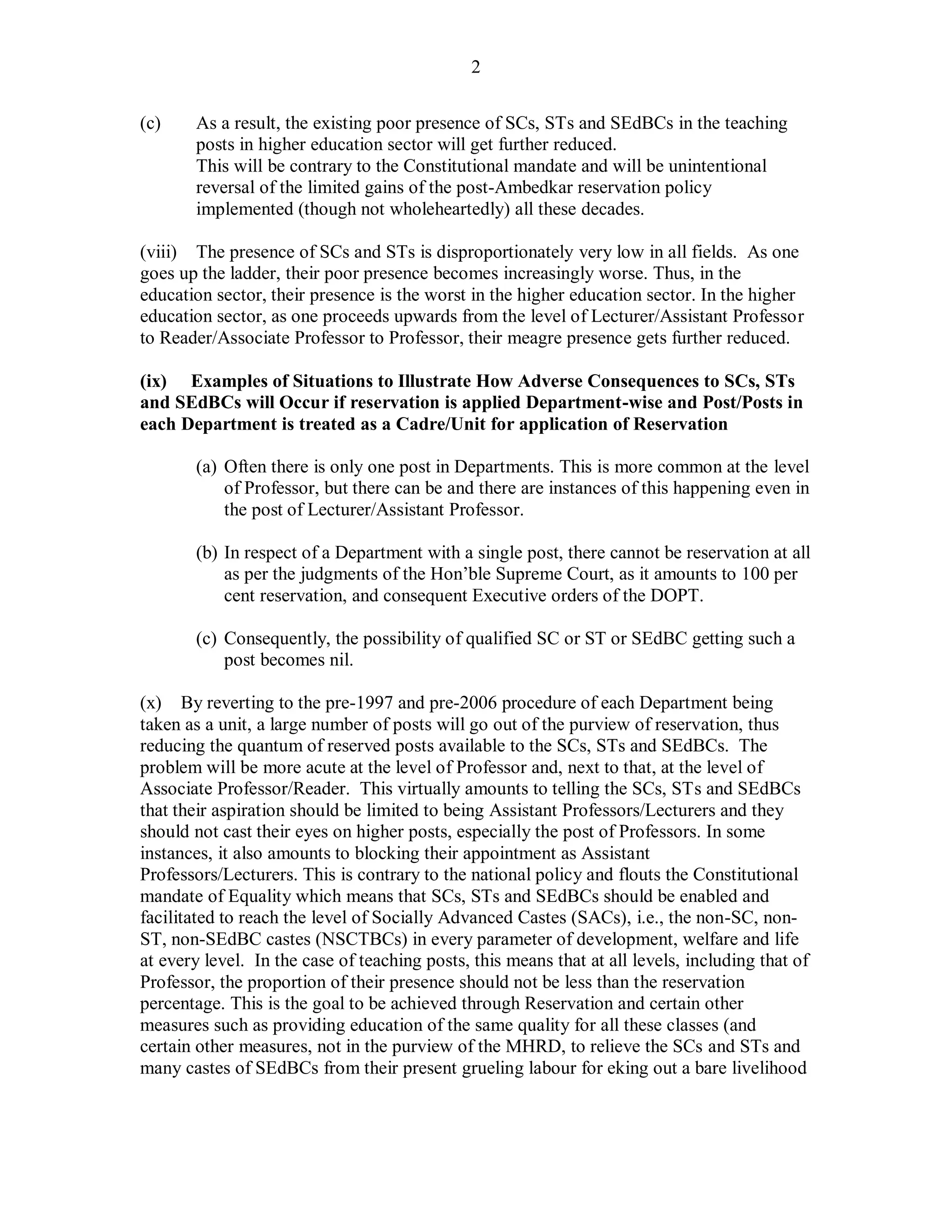 Points for counter affidavit of the government | PDF