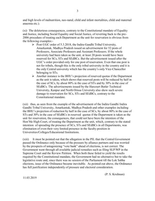 Points for counter affidavit of the government | PDF