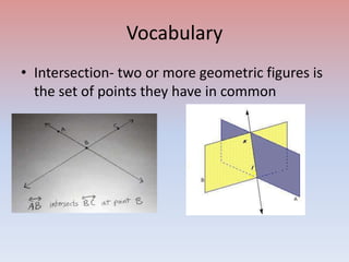 Points, lines, and planes | PPTX