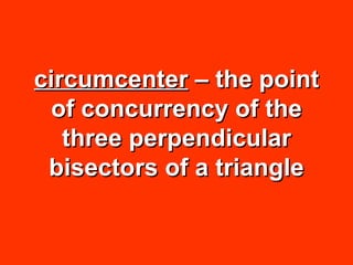 Points Of Concurrency In Triangles | PPT