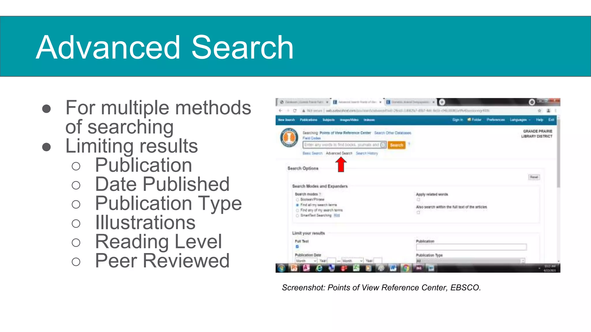 Points of View Reference Center | PPT