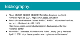 Points of View Reference Center | PPT