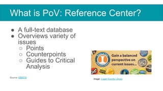 Points of View Reference Center | PPT