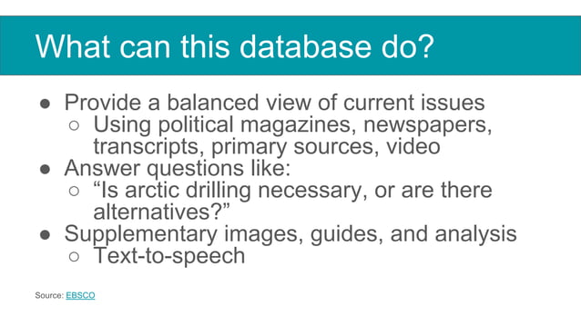 Points of View Reference Center | PPT