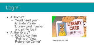 Points of View Reference Center | PPT