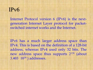 Internet Protocol | PPT