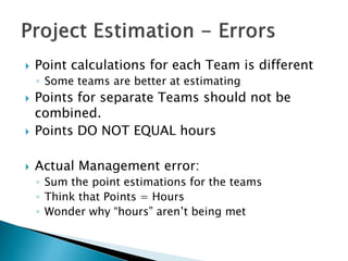 Points vs hours agile estimations | PDF