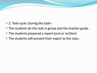 Point task based-learning | PPT