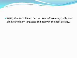 Point task based-learning | PPT