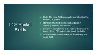 Point to point protocol | PPP - Nitish Jadia | PPT