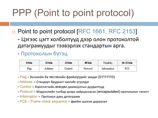 Point To Point Tunneling Protocol Presentation | PPT