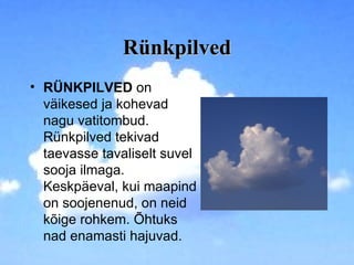 Point vkl pilved_sademed | PPT