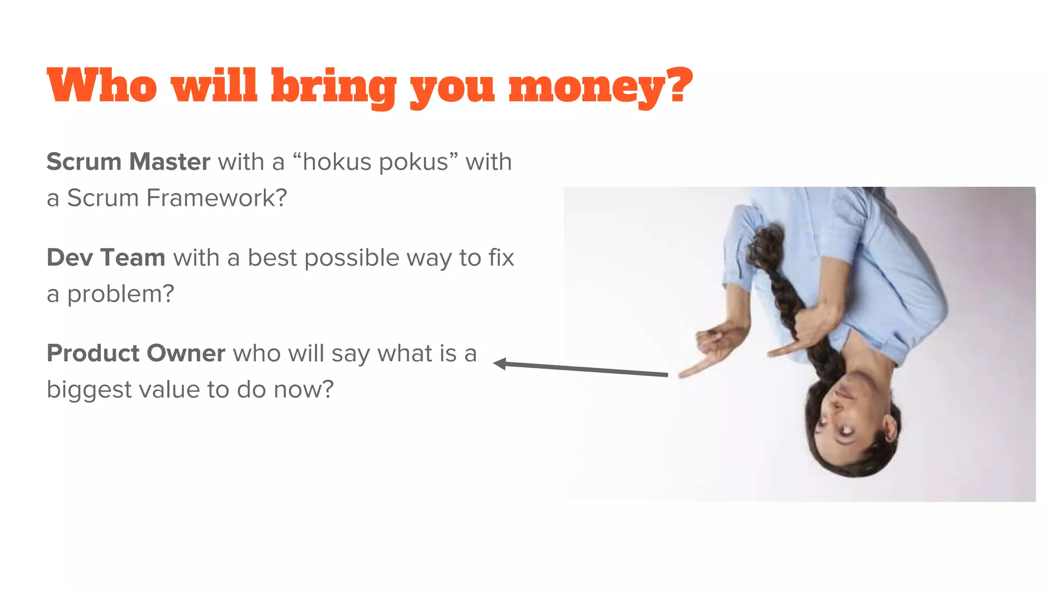 In the Scrum the PO role is a key | PPT