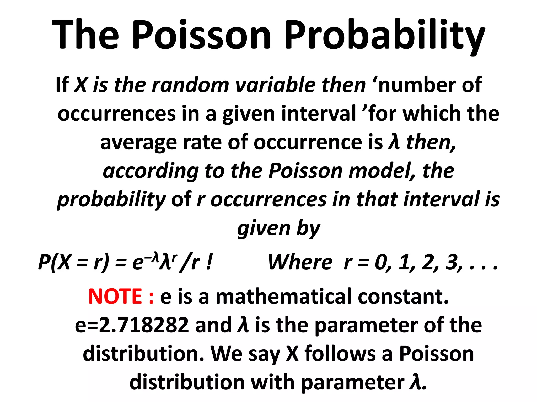 Poision distribution | PPT