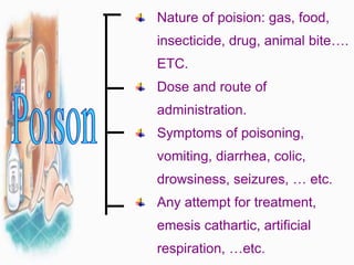 Poison in pediatrics for clinical pharmacy | PPTX