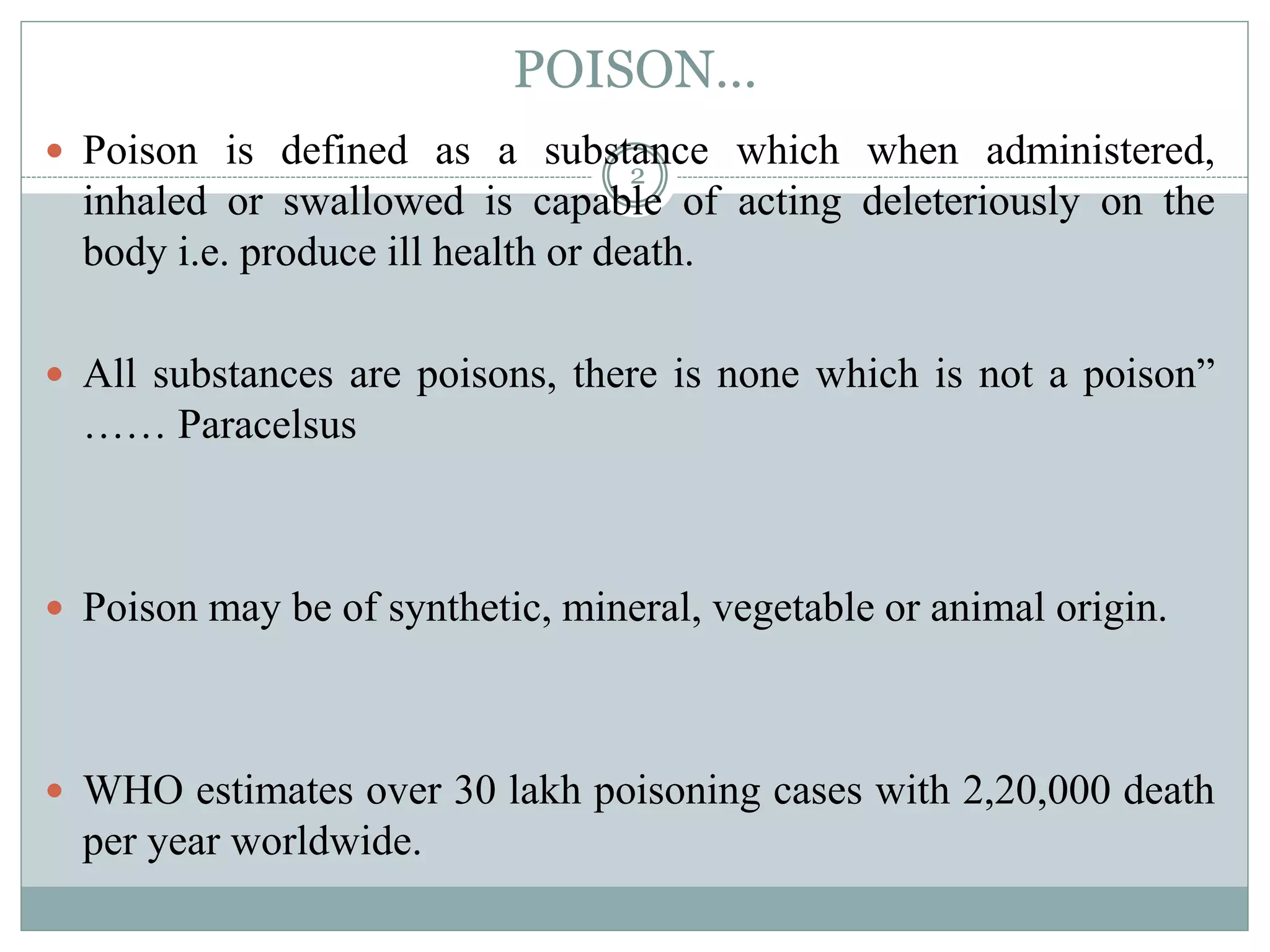 Poison AND treatment | PDF