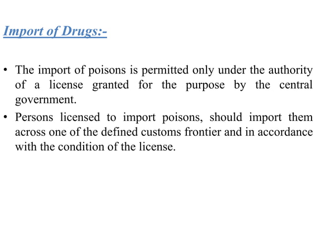 Poison act - Pharma Jury | PPT