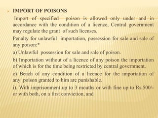 Poison act | PPTX