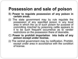 Poison act,1919 | PPTX