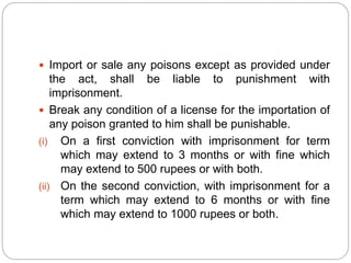 Poison act,1919 | PPTX