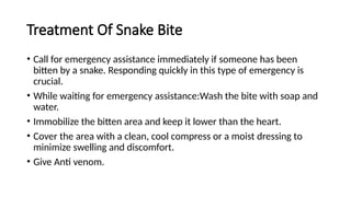 Poison Apparatus and biting Mechanism of snakes.pptx