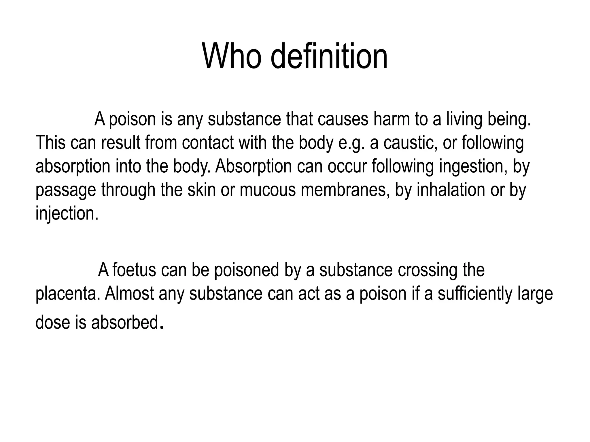 Poison control Center review | PPTX