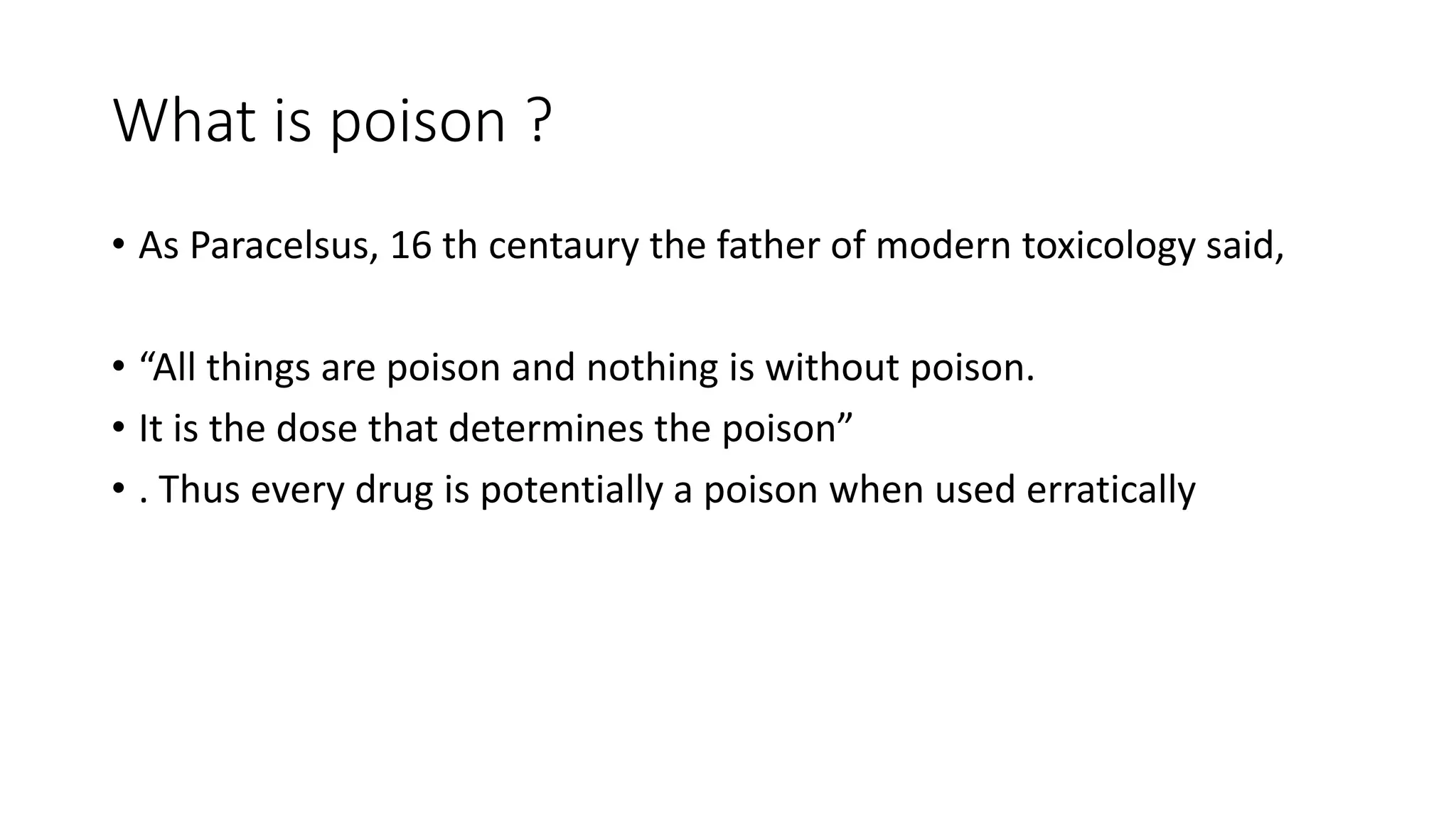 Poison control center BY DR TAYYABA..... | PPTX