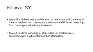 Poison control center BY DR TAYYABA..... | PPTX