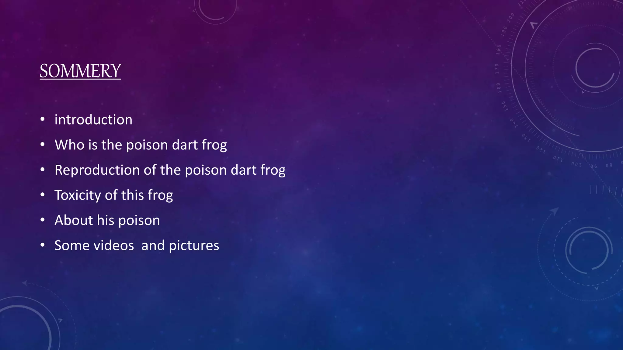 Poison dart frog way of life | PPTX
