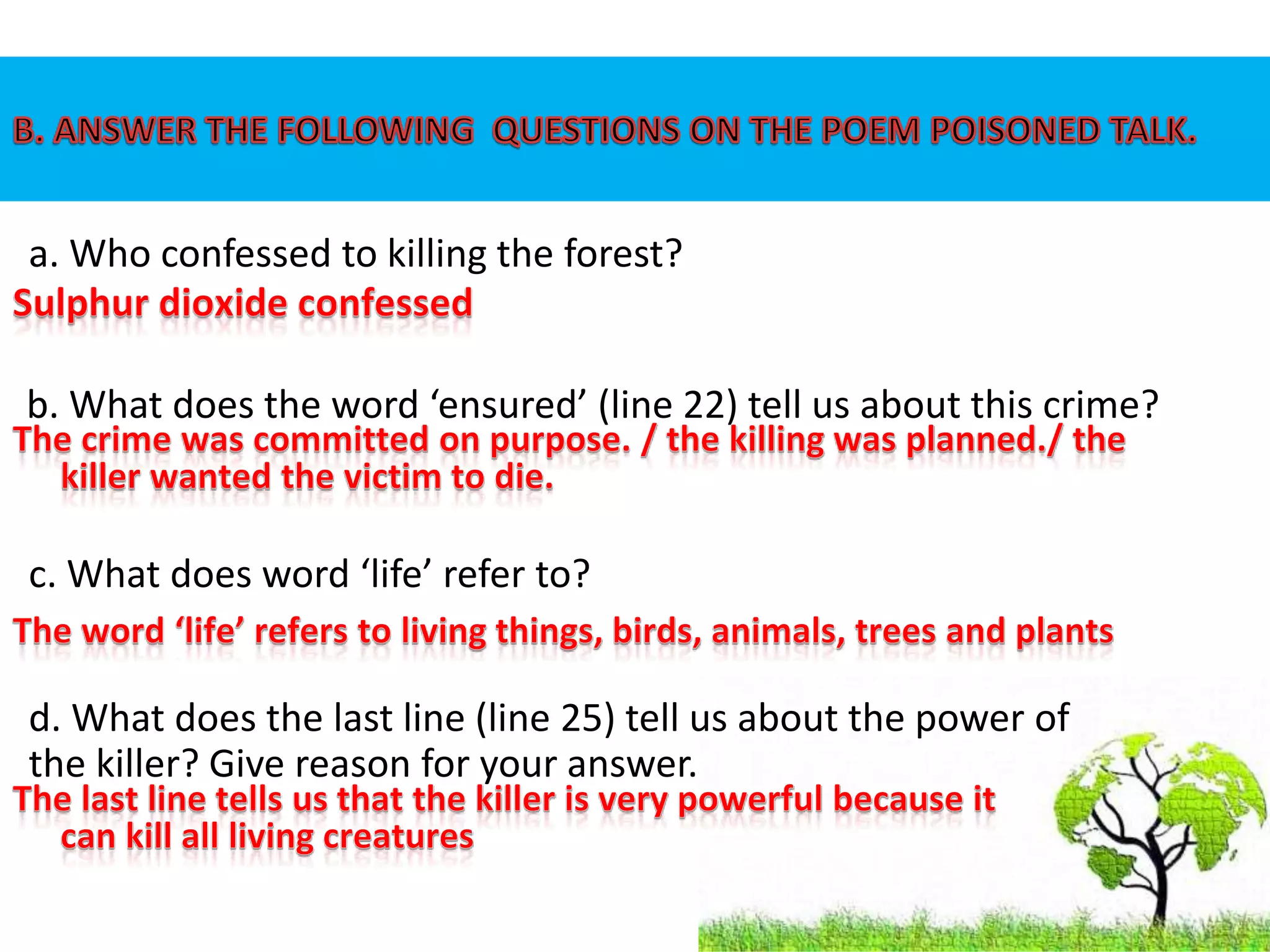 Poisoned Talk (Quiz Show) | PPT