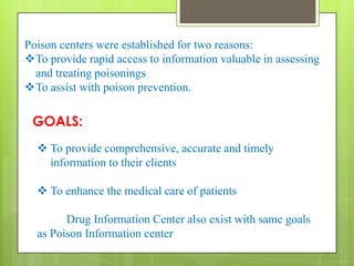 Poison information center | PPTX